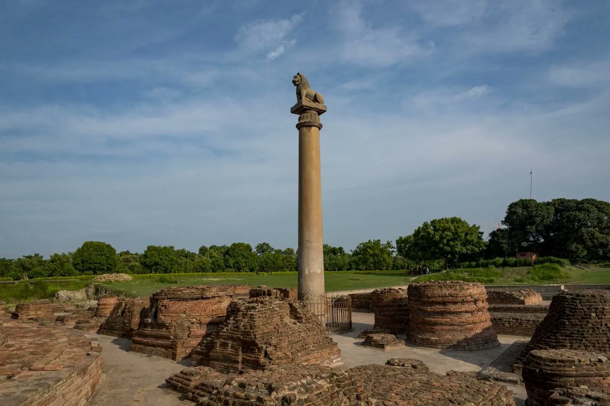2,200+ year old Ashokan Pillar at Rampurva, West Champaran, Bihar 1 ...