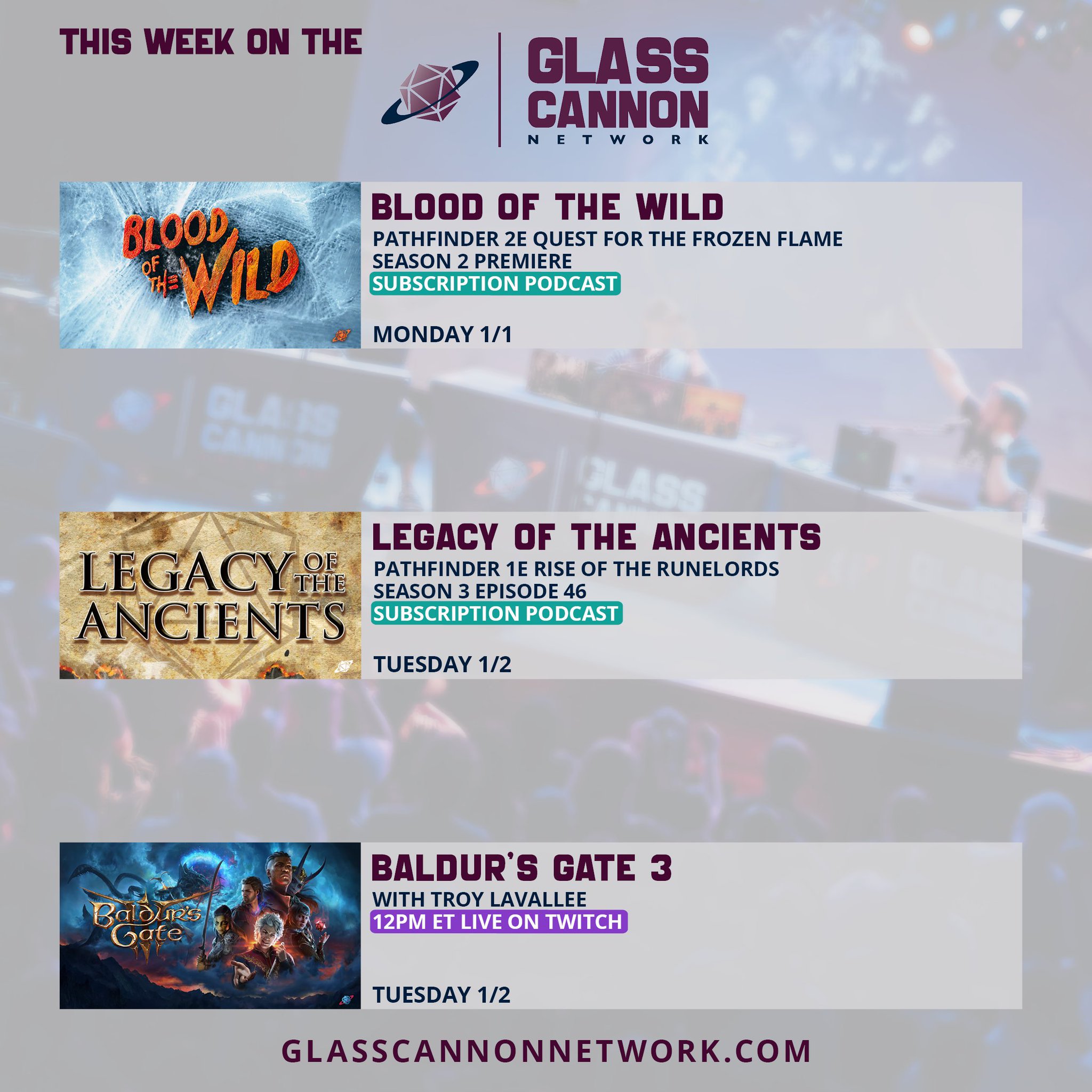 Glass Cannon Podcast ArtStation The Glass Cannon Crew