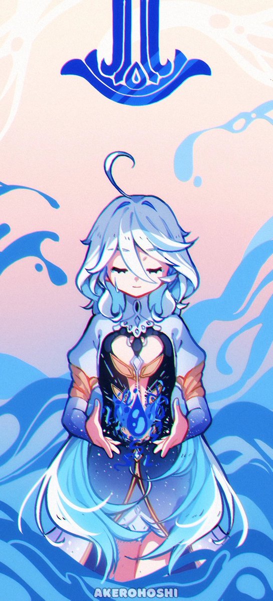 「Focalors ending #GenshinImapct #Focalor」|akerohoshi commission openのイラスト