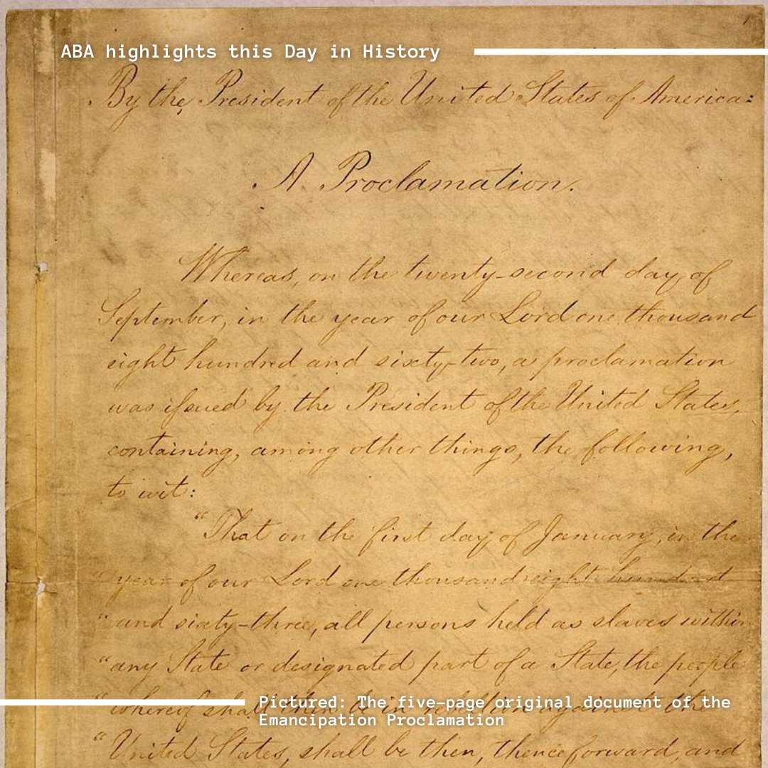 Original Emancipation Proclamation