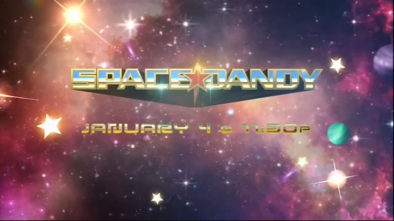Space Dandy Logo Stream Space Dandy OP 1 "Viva Namida" [ENGLISH COVER]