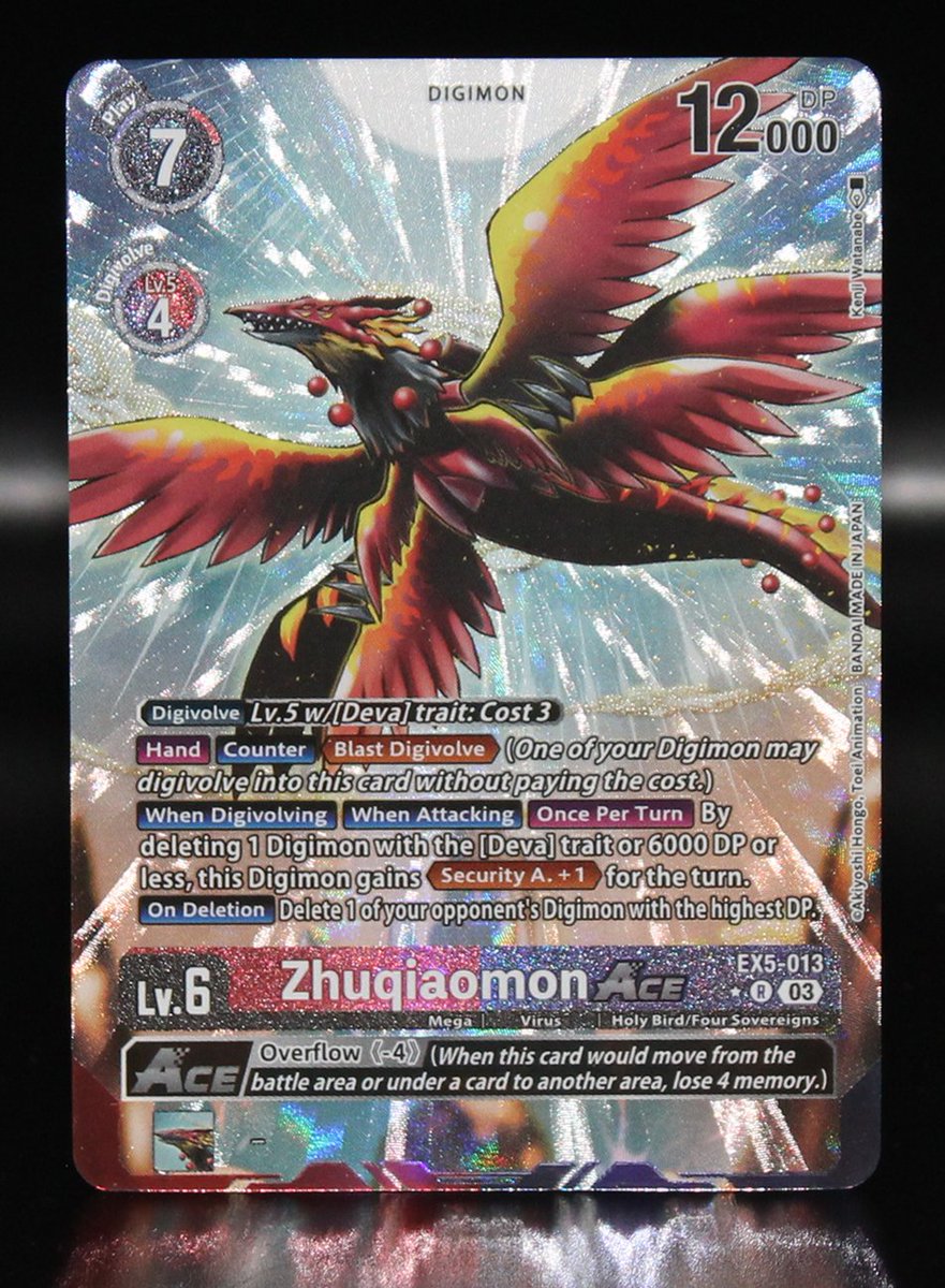Zhuqiaomon Card Digimon New Awakening Single Card Rare FrosVelgrmon