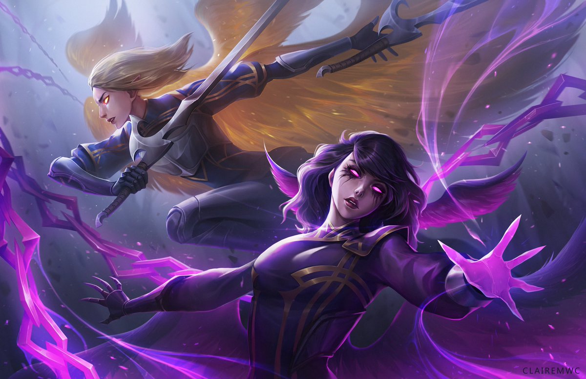 League Of Legends Kayle And Morgana Kayle And Morgana, The Righteous