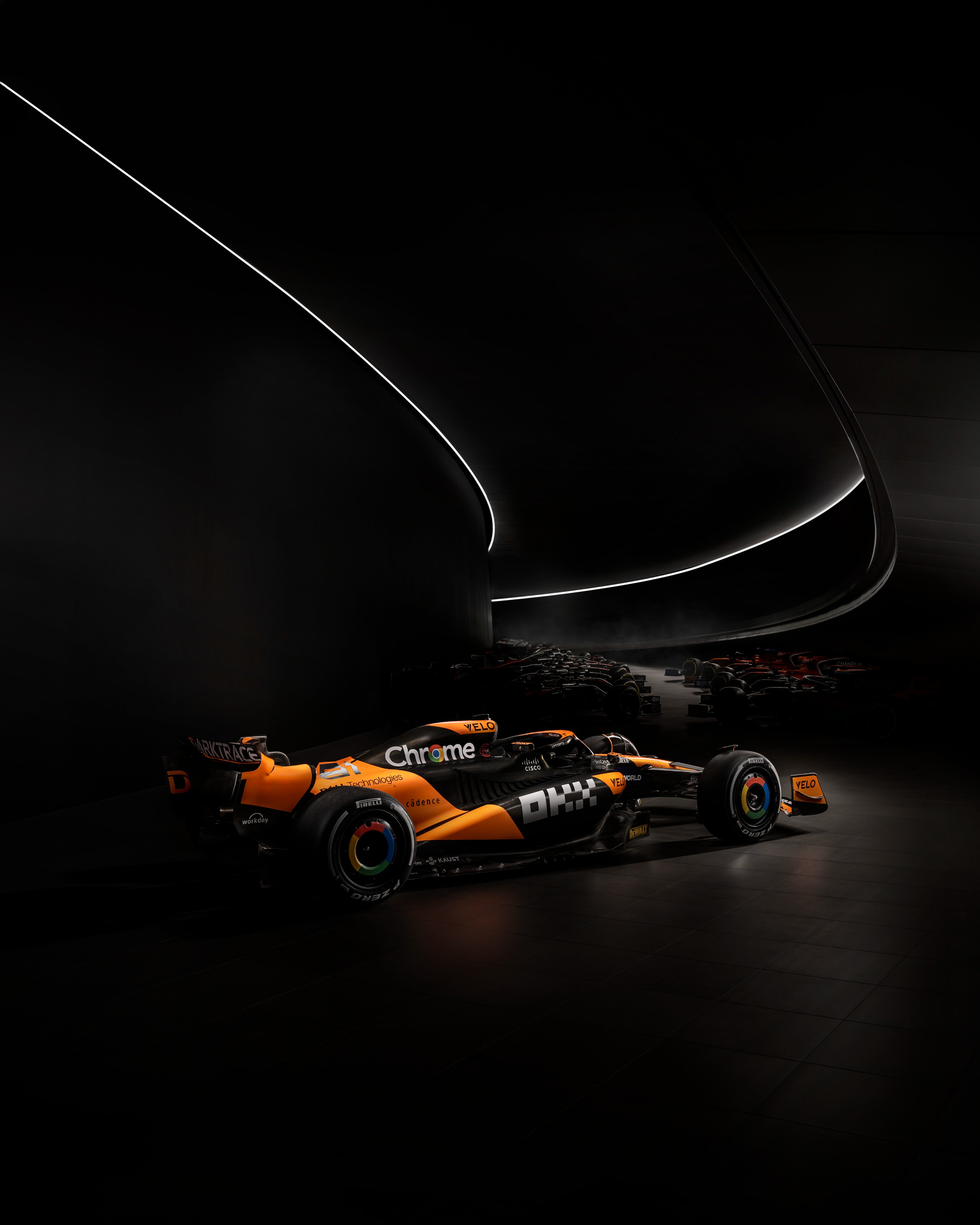 McLaren presenta sus colores para la temporada 2024 de la Fórmula 1
