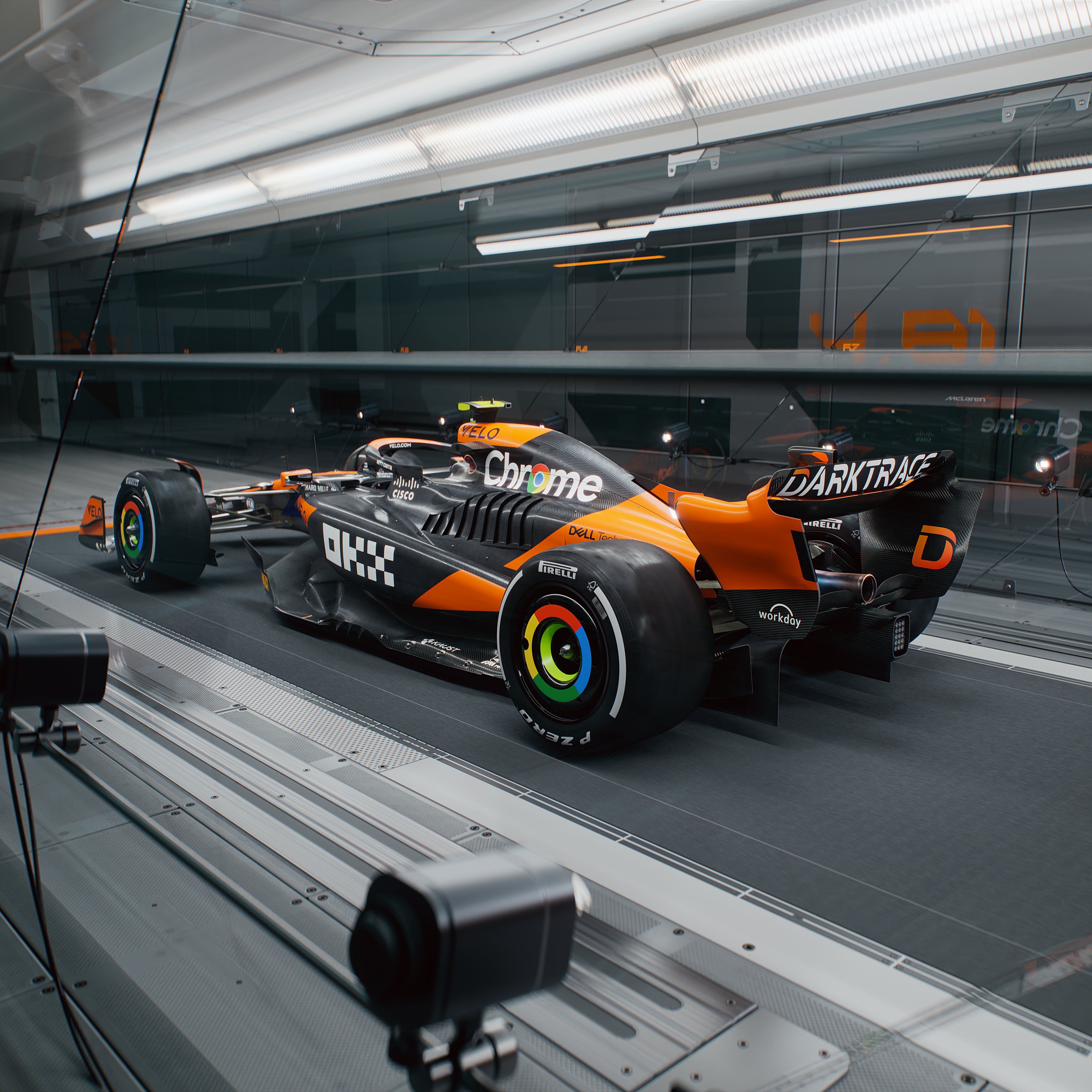 McLaren presenta sus colores para la temporada 2024 de la Fórmula 1