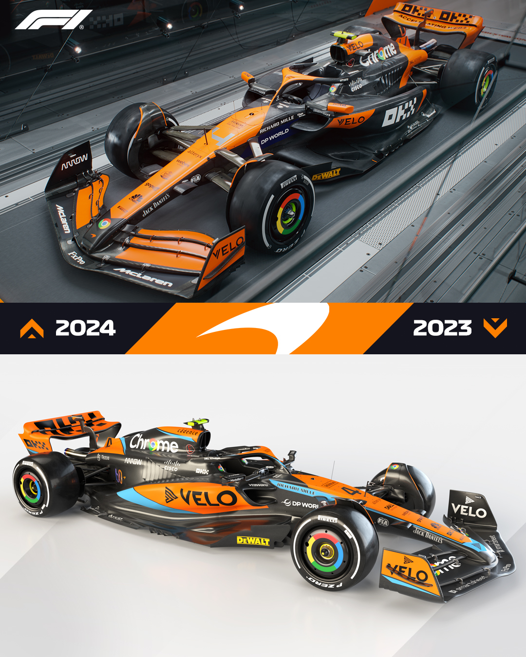 Mclaren F1 2024 McLaren Honors Its Winning 2024 MCL38 F1 Car With
