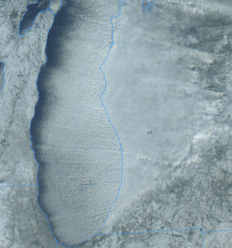 Frozen Lake Michigan From Space Photos: Flying Over Frozen Lake