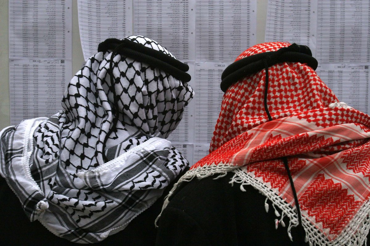 The Palestinian keffiyeh, a scarf steeped in a rich tapestry of history ...