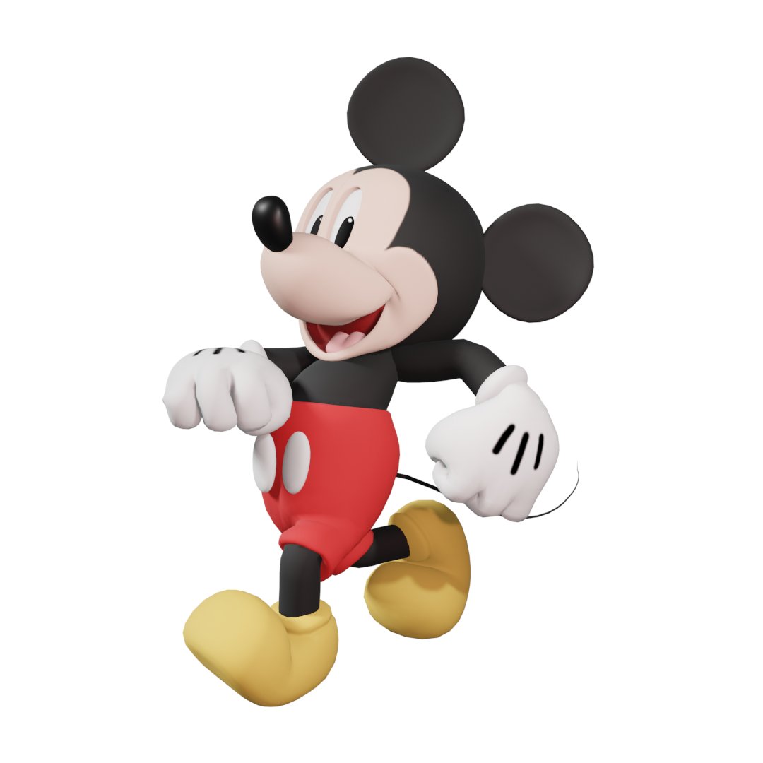 Disney's Mickey Mouse - Classic - Download Free 3D model by TheNamesRed ...