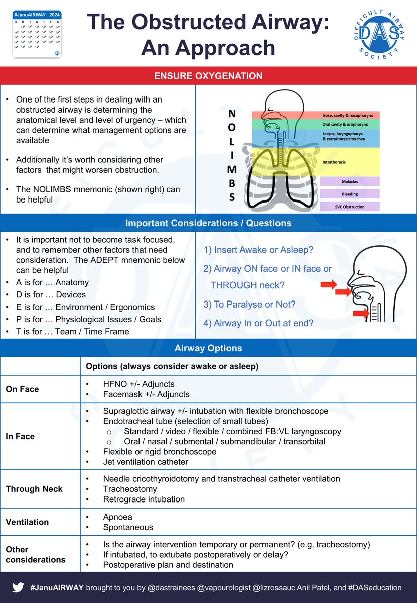 #JanuAIRWAY Day 15. The Obstructed Airway – Think NOLIMBS - Nasal ...