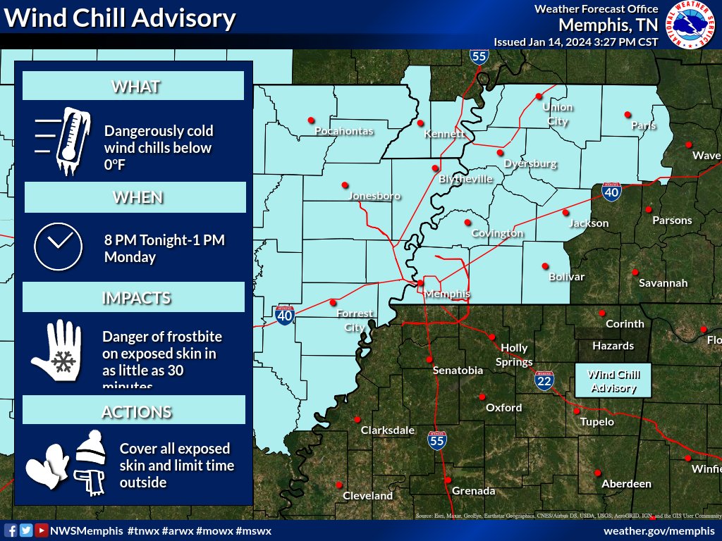 Map Of Memphis Tennessee Weather NWS Memphis On X: "Latest To Winter