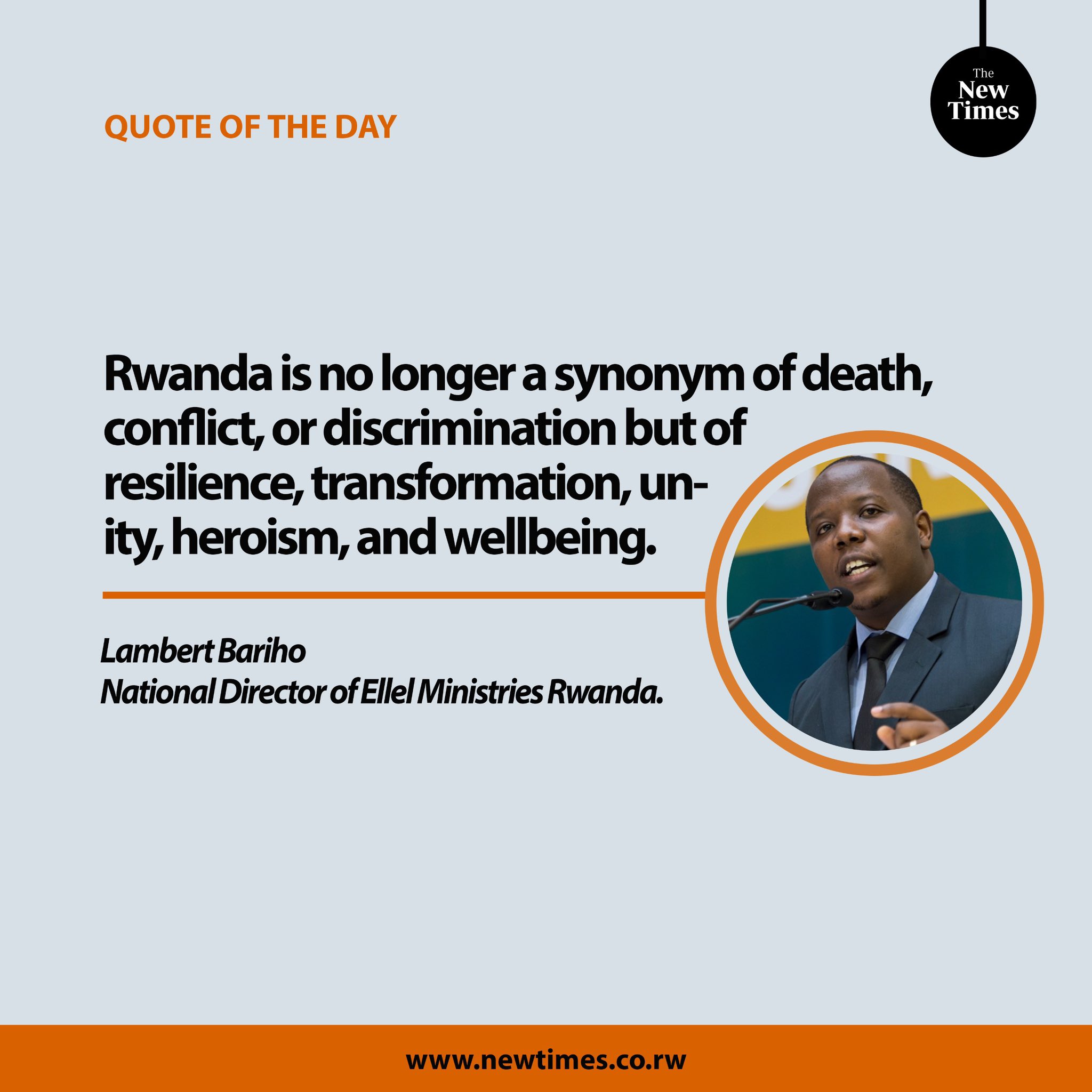 Rwanda Quotes The New Times (Rwanda) On X: "#TNTQuote OF THE DAY: I