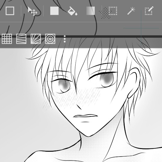 創作BL「漫画進捗です😊 九戸くんの表情が忙しい😂 かなり刺激の強い世界に飛び込んだ」AZKの漫画