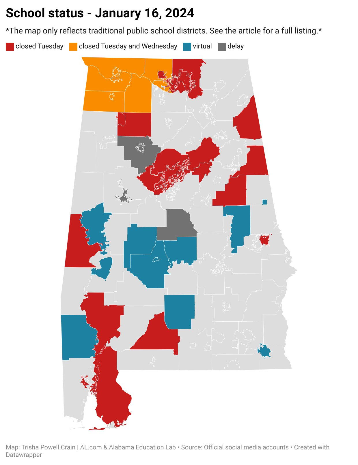 Alabama School Zone Map Lauderdale County School District Map