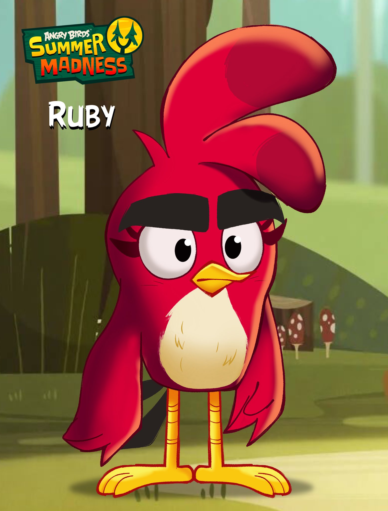 Angry Birds Toons Red And Ruby Could Ruby, Red's Sister Star In Her