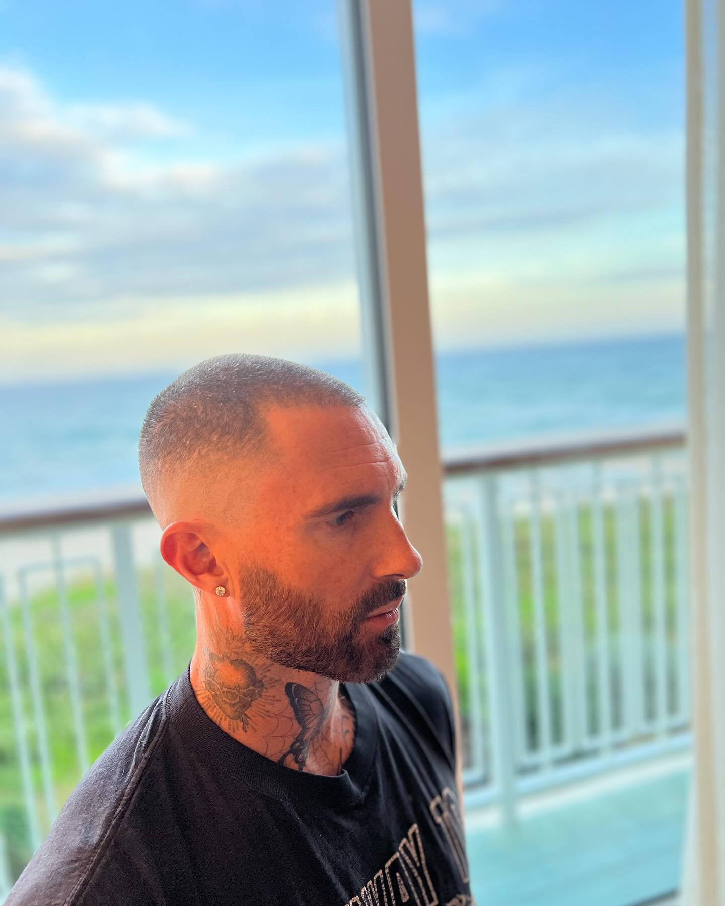 Adam Levine Haarschnitt 2024 Blond Adam Levine's Hairstyles On The