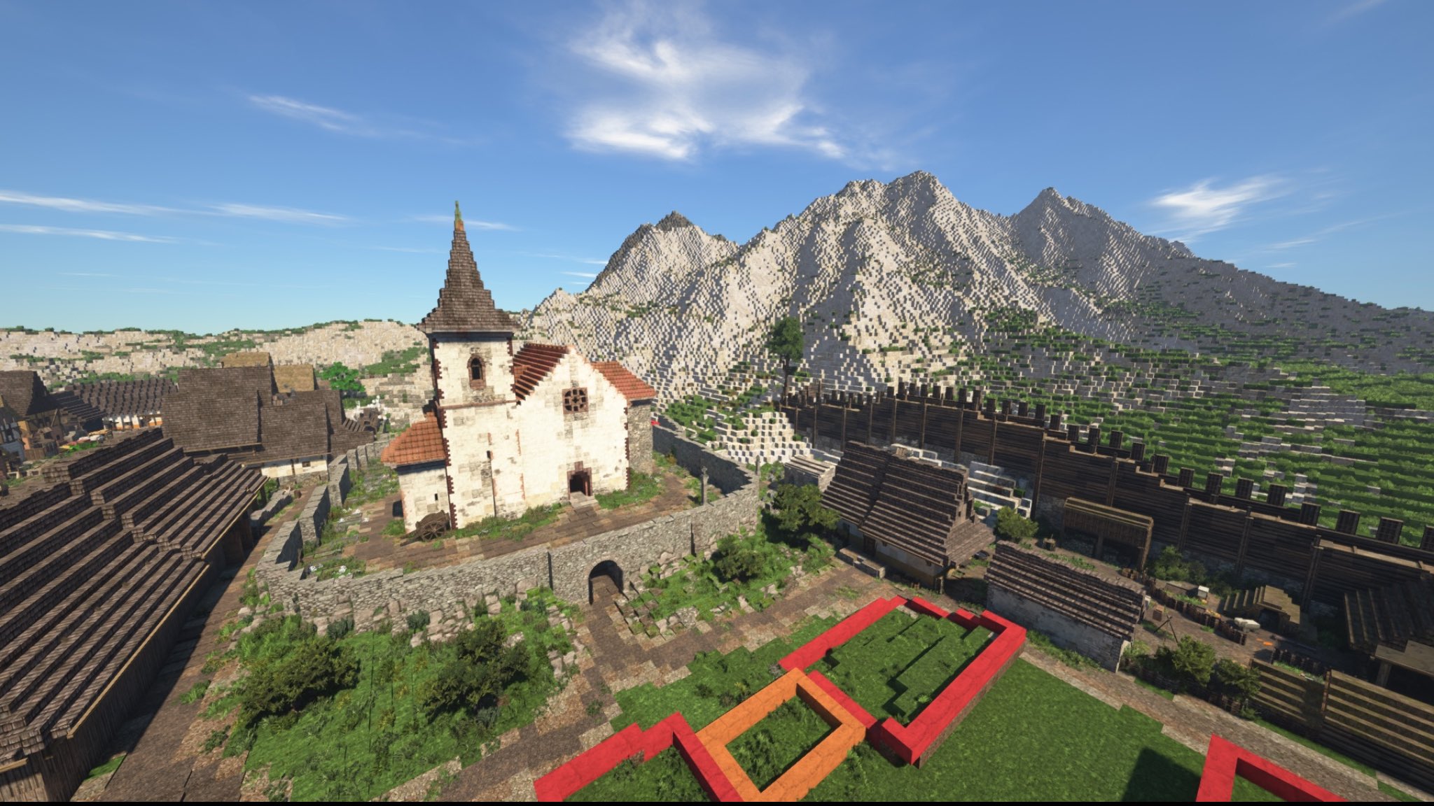 Medieval Town Minecraft Medieval Town + Download Minecraft Project