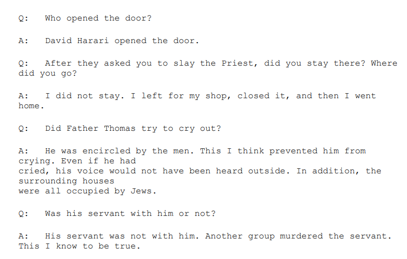 1/18 The Damascus Affair of 1840 J0oish ritual murder of Father Thomas ...