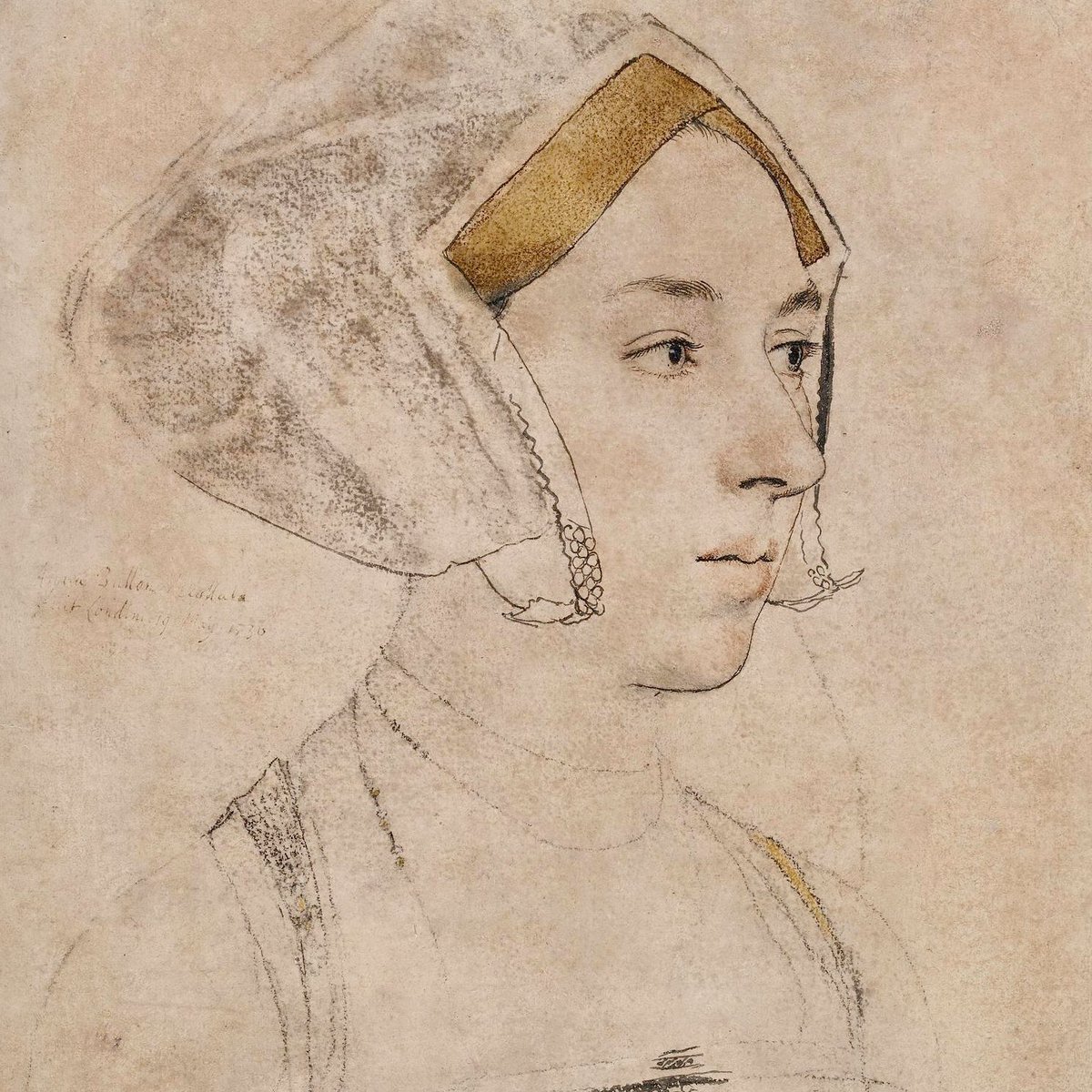 Holbein Anne Boleyn Drawing