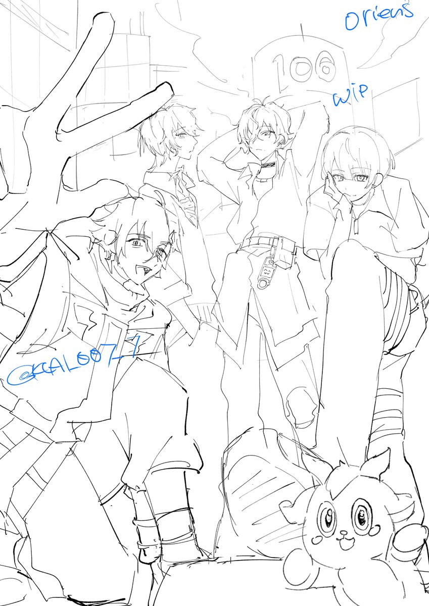 「Oriensのwip」KLAIの漫画