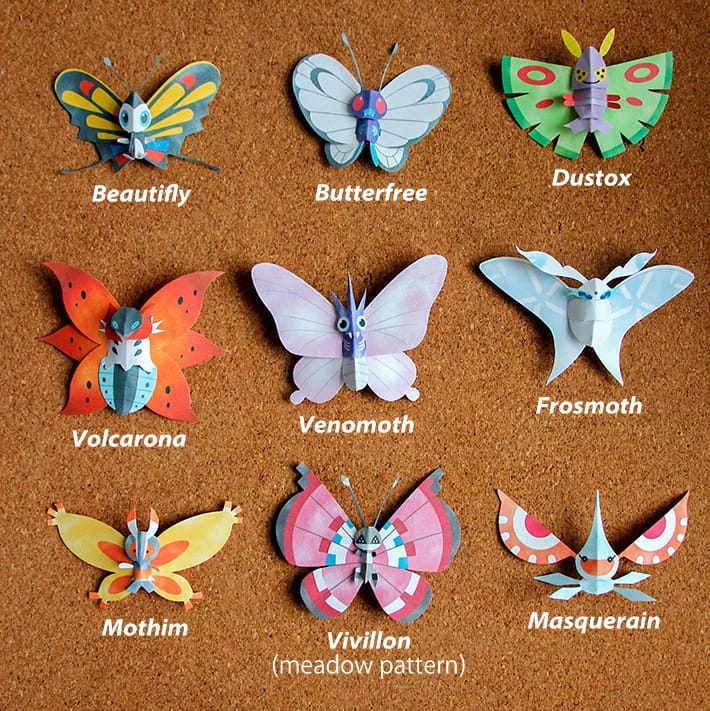 Butterfly Pokemon Names