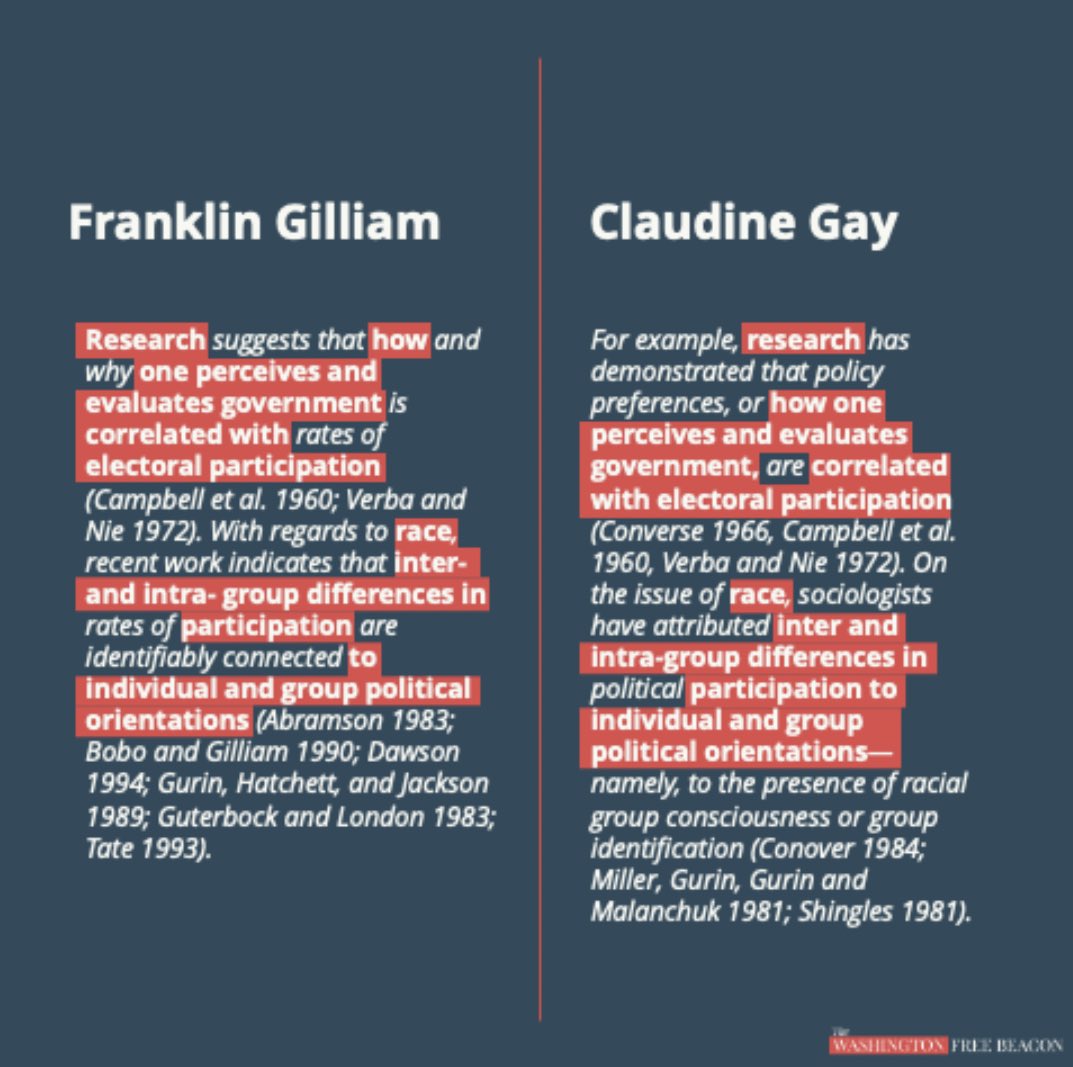 A lot of these examples of “plagiarism” are pretty debatable to me, but ...