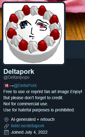 just gonna keep a thread of AI artists for anyone who wanted to block ...