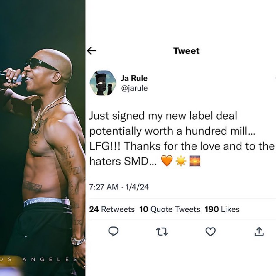 Ja Rule 2024 Muscles