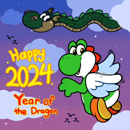 Yoshi Dragon Yoshi (Canon)/AdamGregory03 | Character Stats And