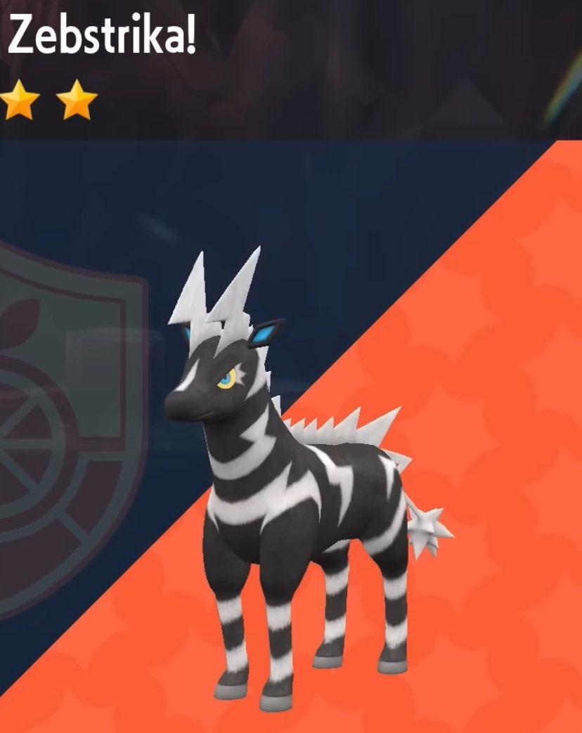 Pokemon Zebstrika Evolution