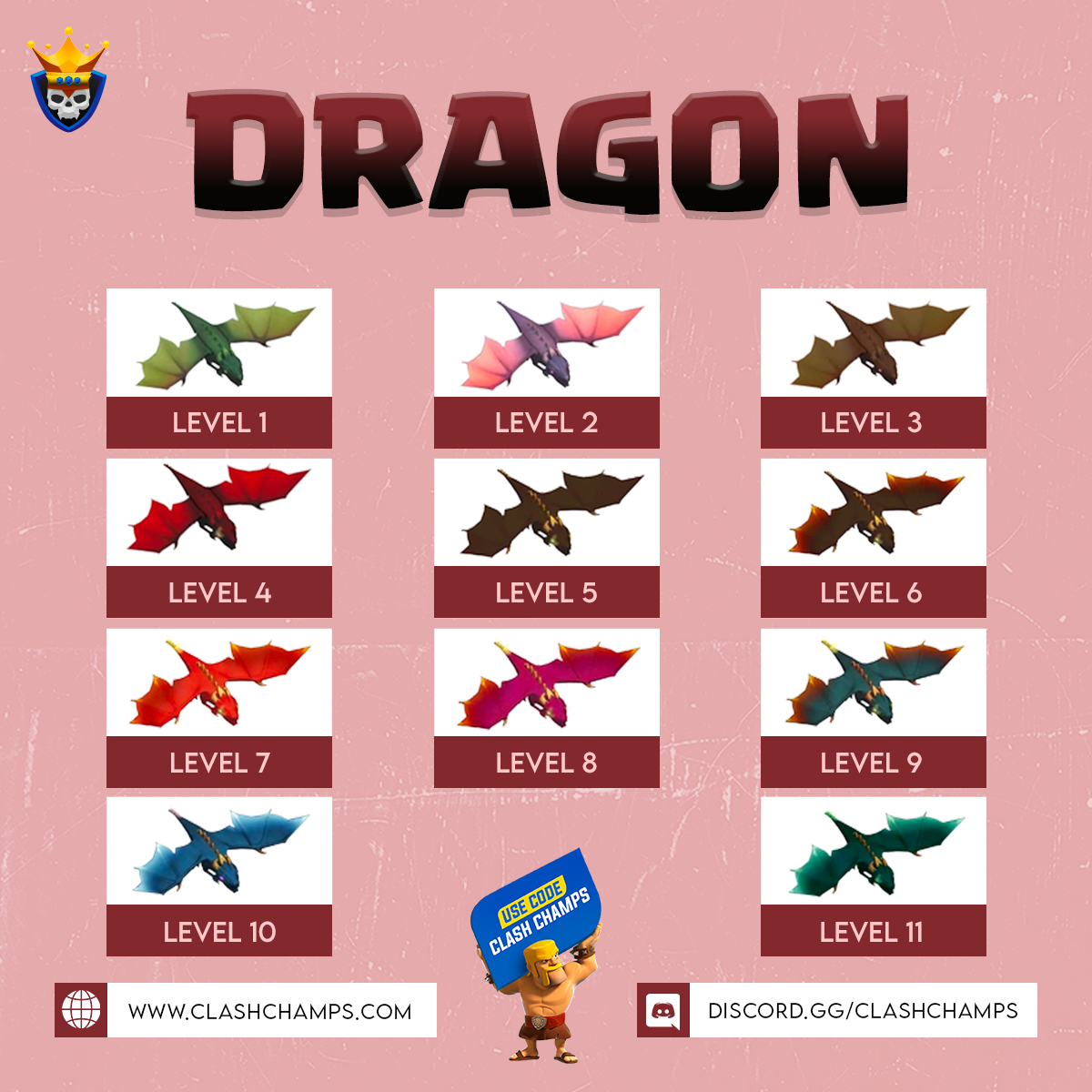 Dragon Level 6 Clash Of Clans