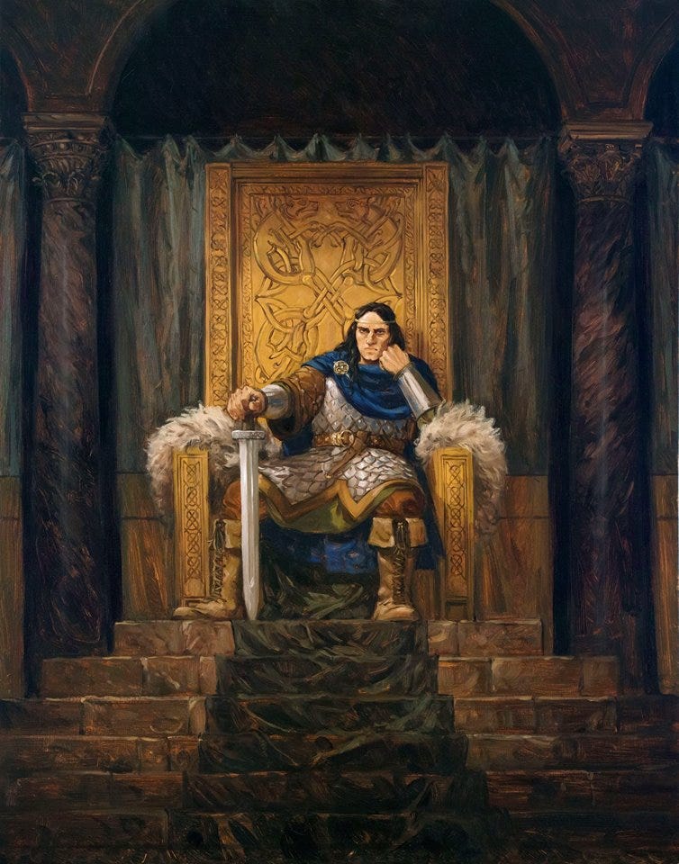 The assassination of King Urien of Rheged marked the end of the British ...