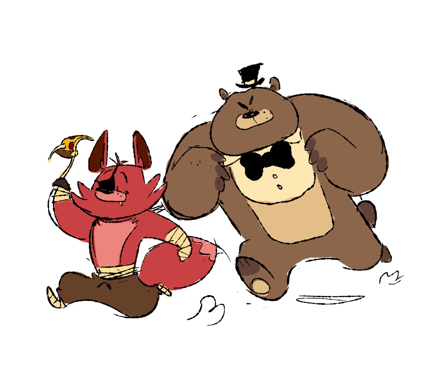 F Naf Foxy About To Run