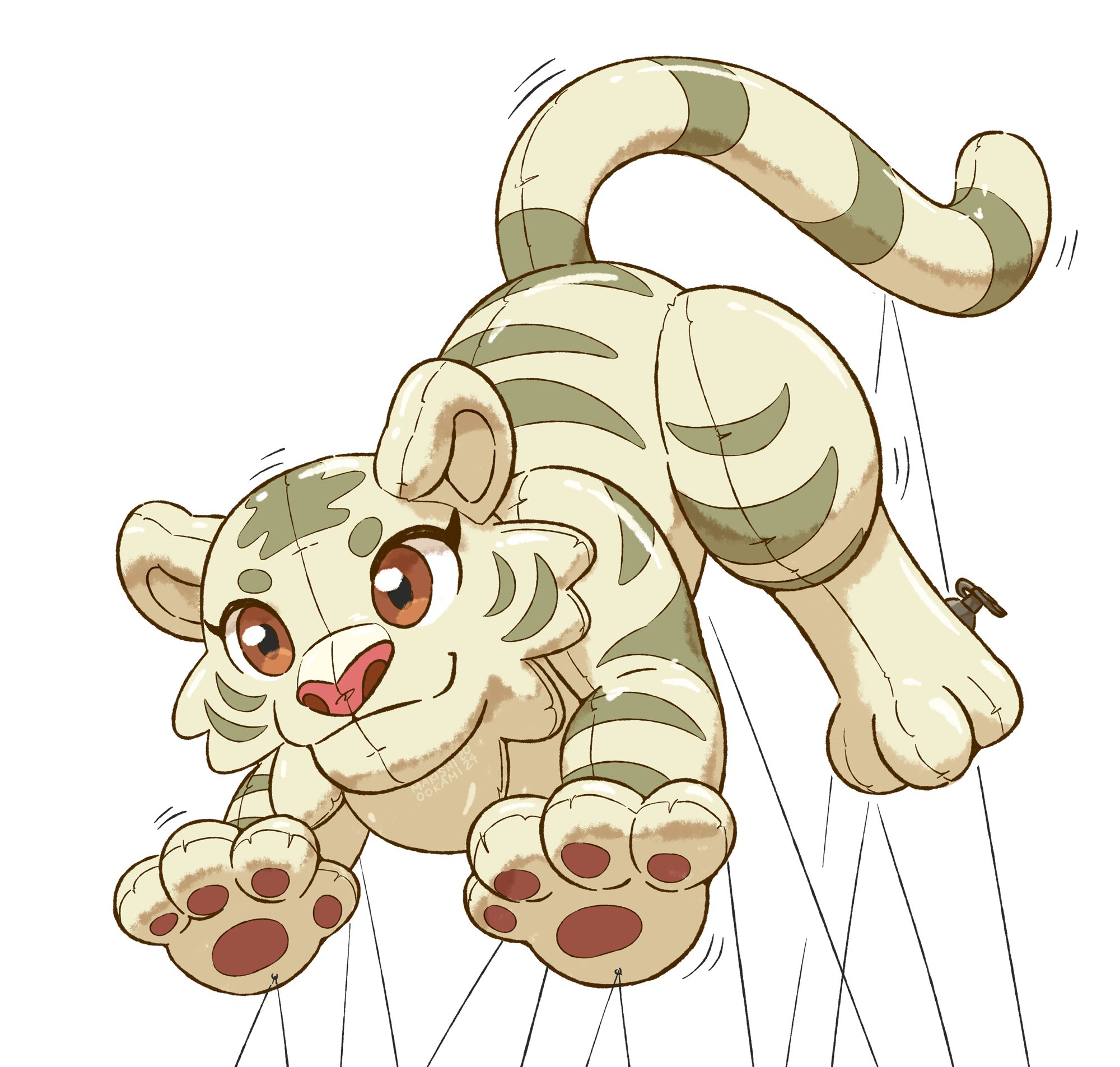 Chibi White Tiger