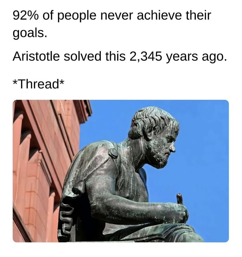 How to Start Achieving Your Goals Like The 1% -THREAD- - Thread from ...