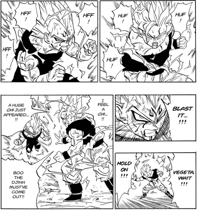 Goku Pleads For Majin Vegeta To Stop.. | Dragon Ball Manga Panels さんの ...