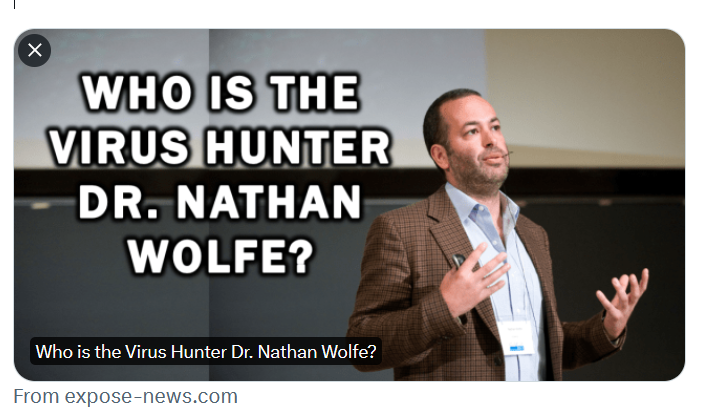 "Nathan Wolfe timeline .. The Bio Biden timeline, TerraMar with ...