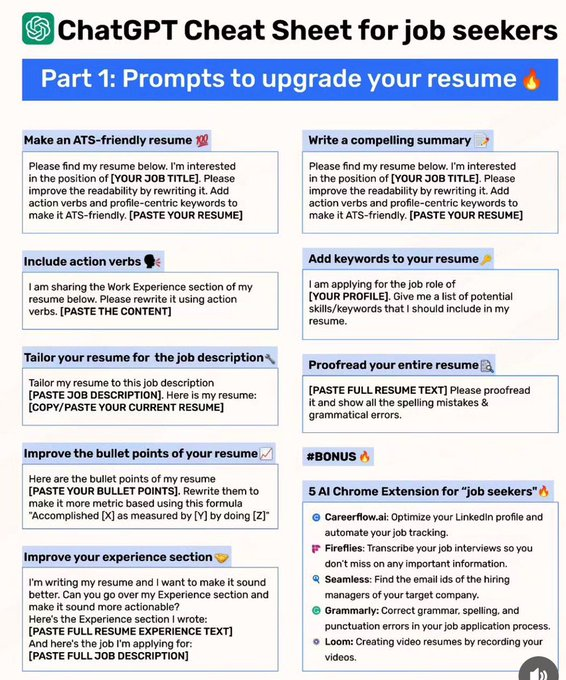 I am sharing the top 10 AI cheat sheets that will save you hours of ...