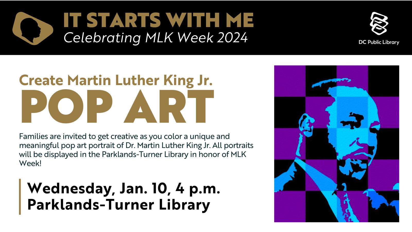 Martin Luther King Jr Pop Art