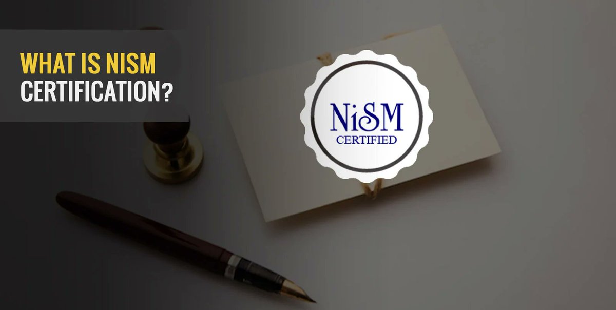NISM & NISM Certification: All You Need To Know Thread 🧵 - Thread from Rohit Singh @Mr_Chartist ...
