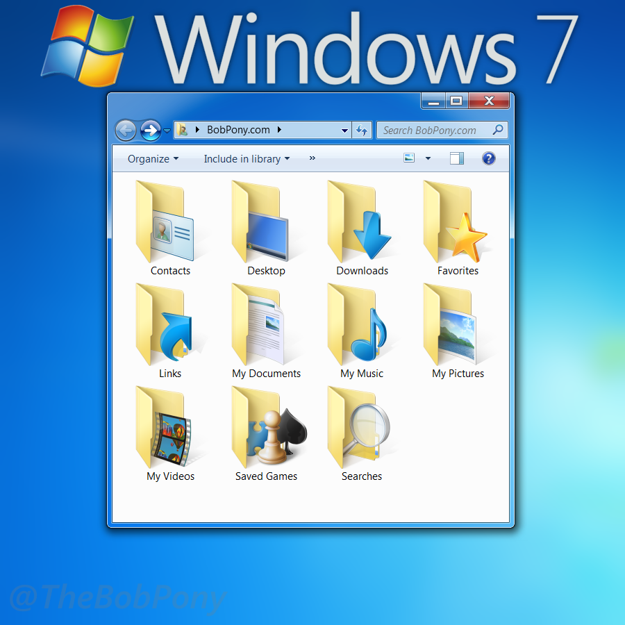 Downloads Folder Icon Windows 7