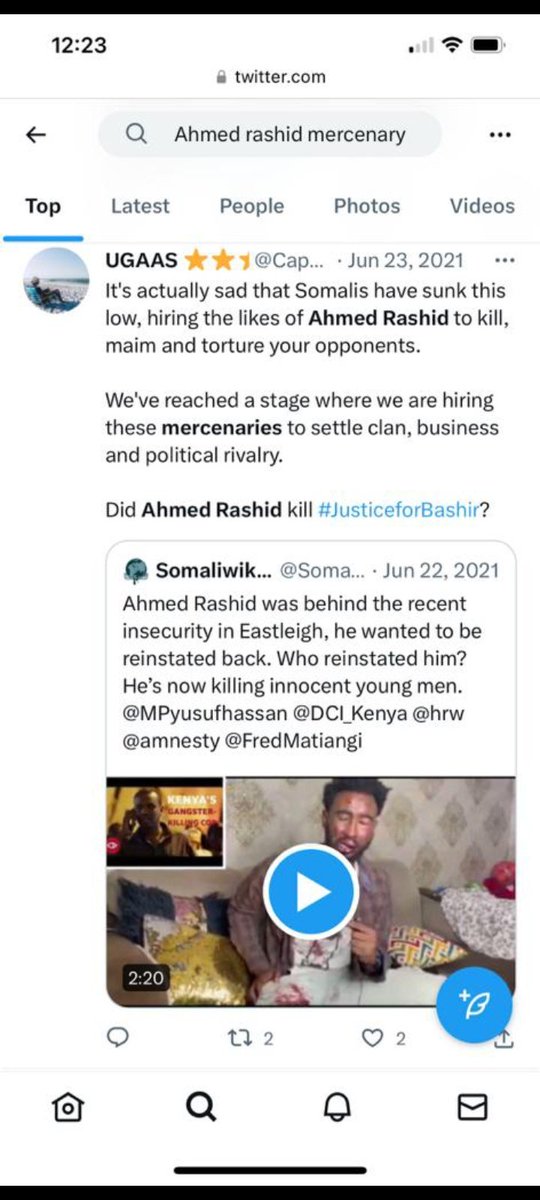 The UNKOWN STORY of Ahmed Rashid Eastleigh's Most Feared Cop... THREAD ...