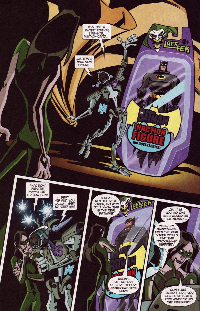 Batman captured by Joker DAVE and presented to the Riddler as an ...