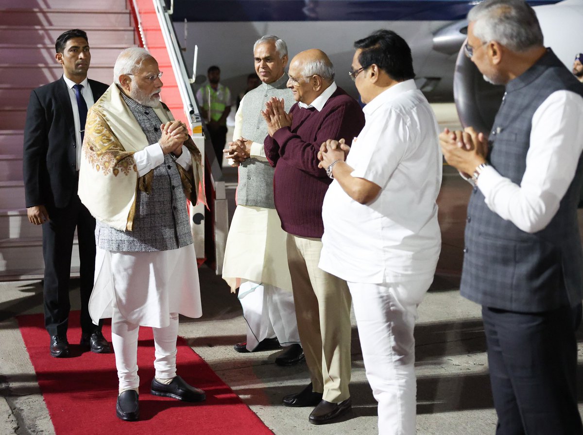 PM Modi, Timor’s President José Ramos-Horta arrive in Gujarat for ...