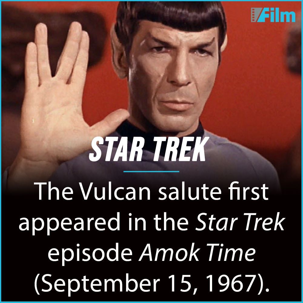 Vulcan Salute Memes Star Trek: The Original Series Vulcan Salute Can