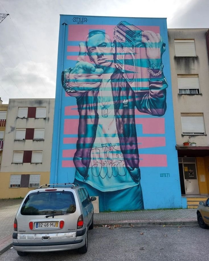 Eminem Graffiti Eminem Poster, Emeniem Tribute Fine Art – McQDesign