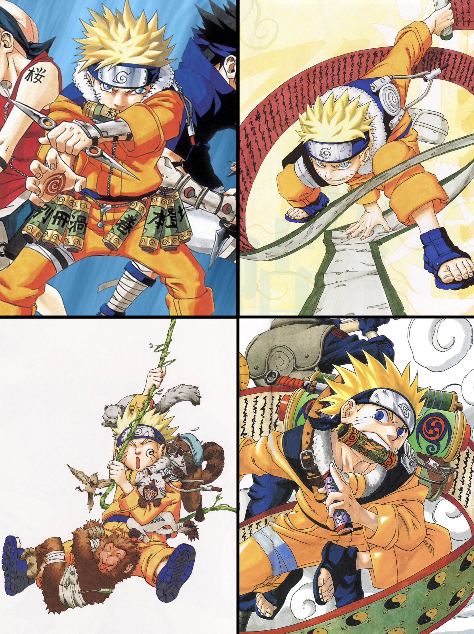 Early Naruto Drawings Naruto Team 7 Framed Picture Made With Kayou