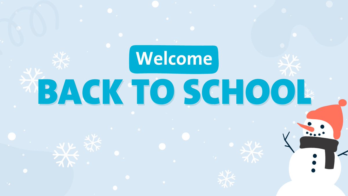 Welcome Back Winter Clipart