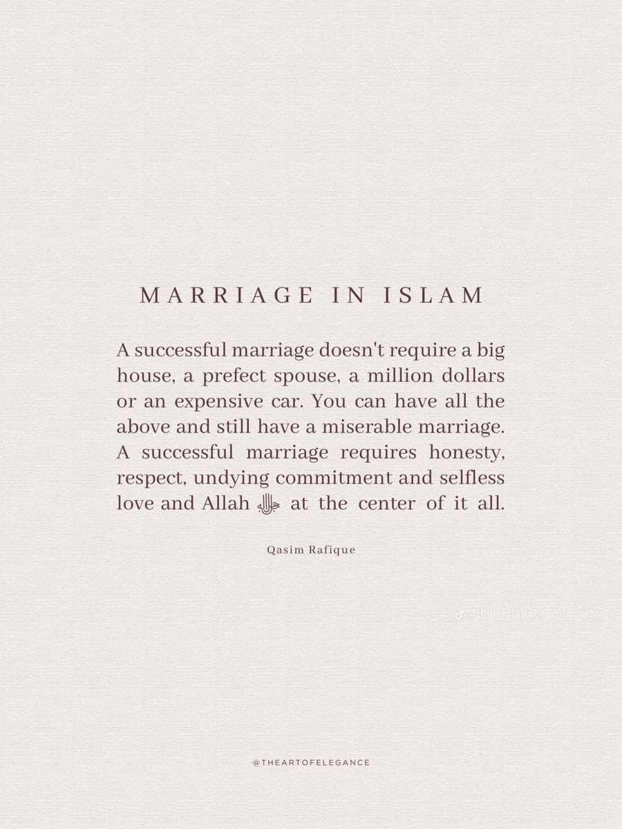 Muslim Marriage Quotes