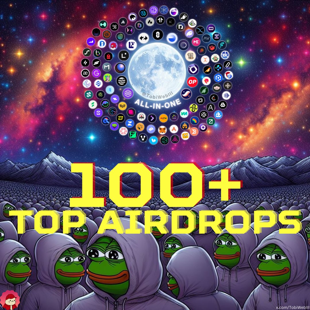 2024 MEGA AIRDROP GUIDE 🪂 Make $100,000+ farming THESE airdrops 100+ Airdrops The only thread ...